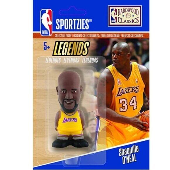 Toys | Sportzies Nba Legends Action Figure Shaquille Oneal Hardwood ...